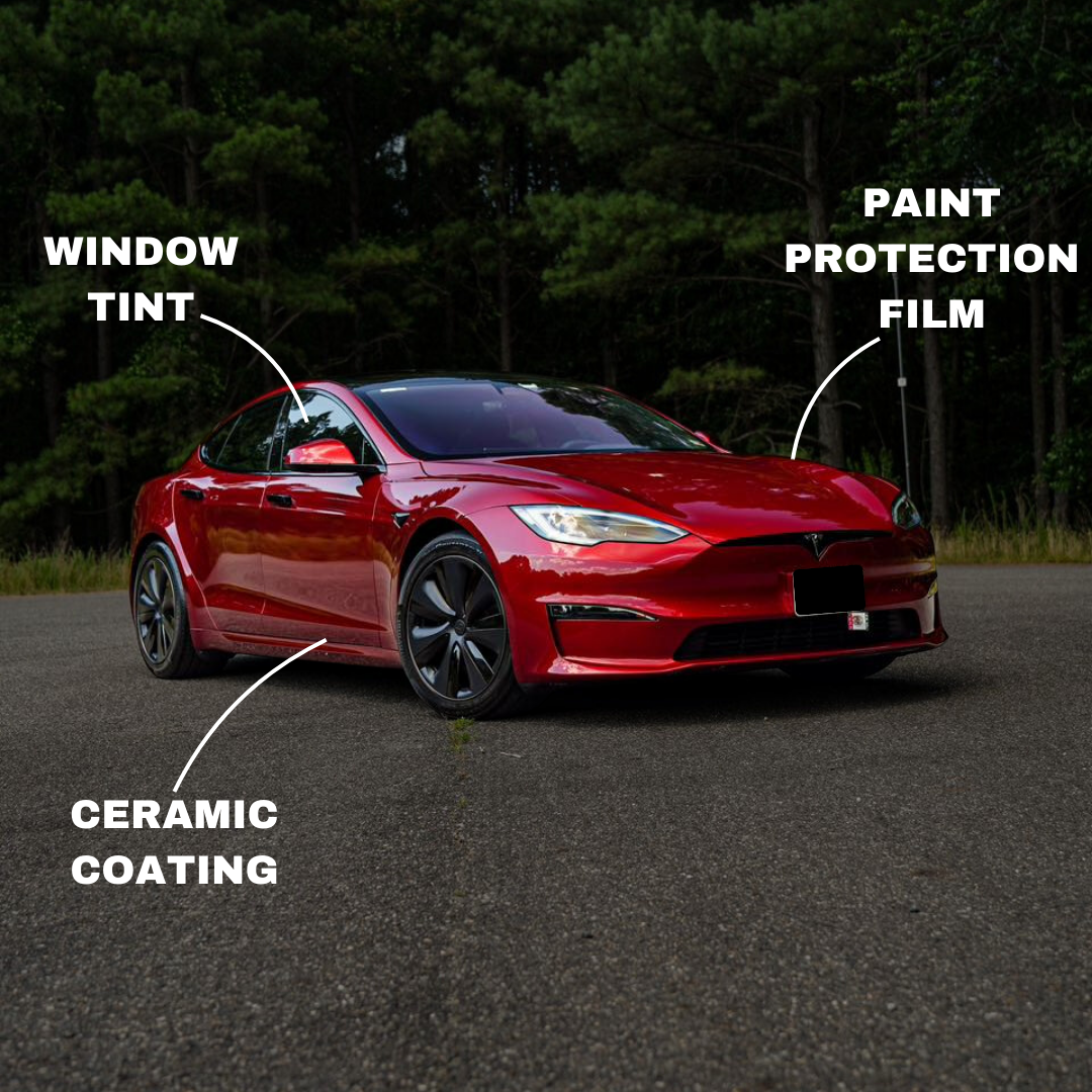 Tesla Paint Protection in Williamsburg, VA | I Shine For You Auto Detailing